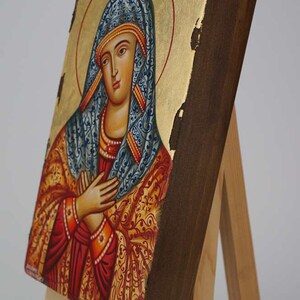Virgin Mary Extreme Humility Icon Hand-painted Greek Orthodox Icon ...