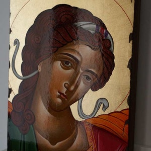 Archangel Gabriel Icon, Hand-painted Greek Orthodox Icon of St Gabriel ...