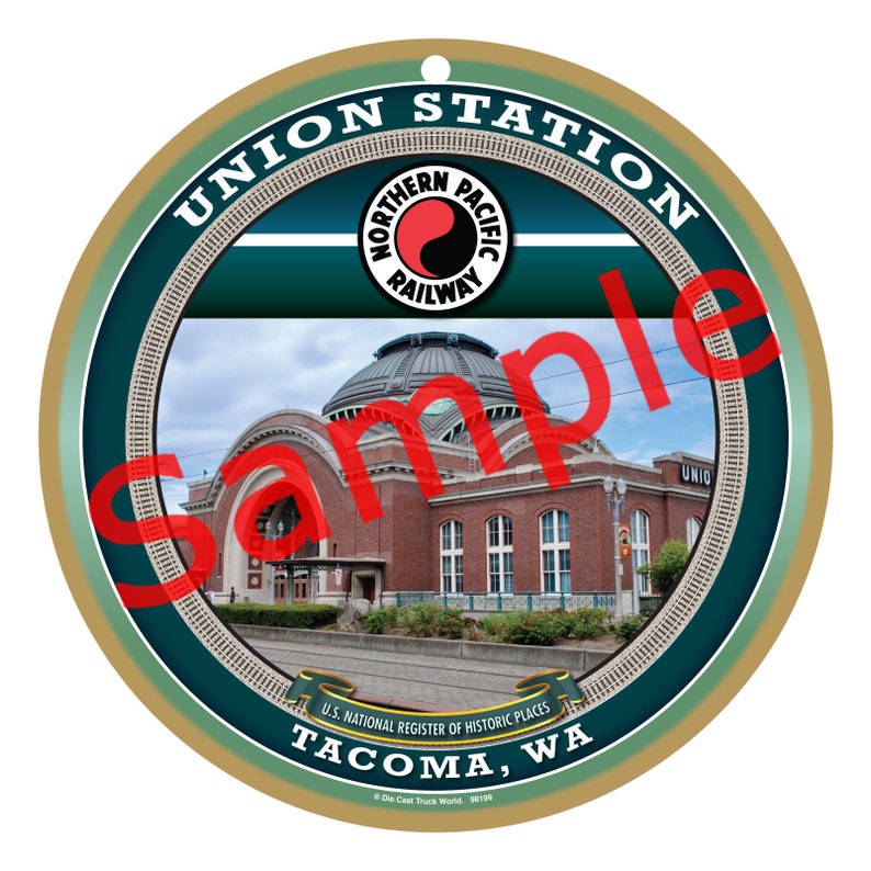 Northern Pacific Railroad Logo / Union Station Tacoma WA Wood - Etsy