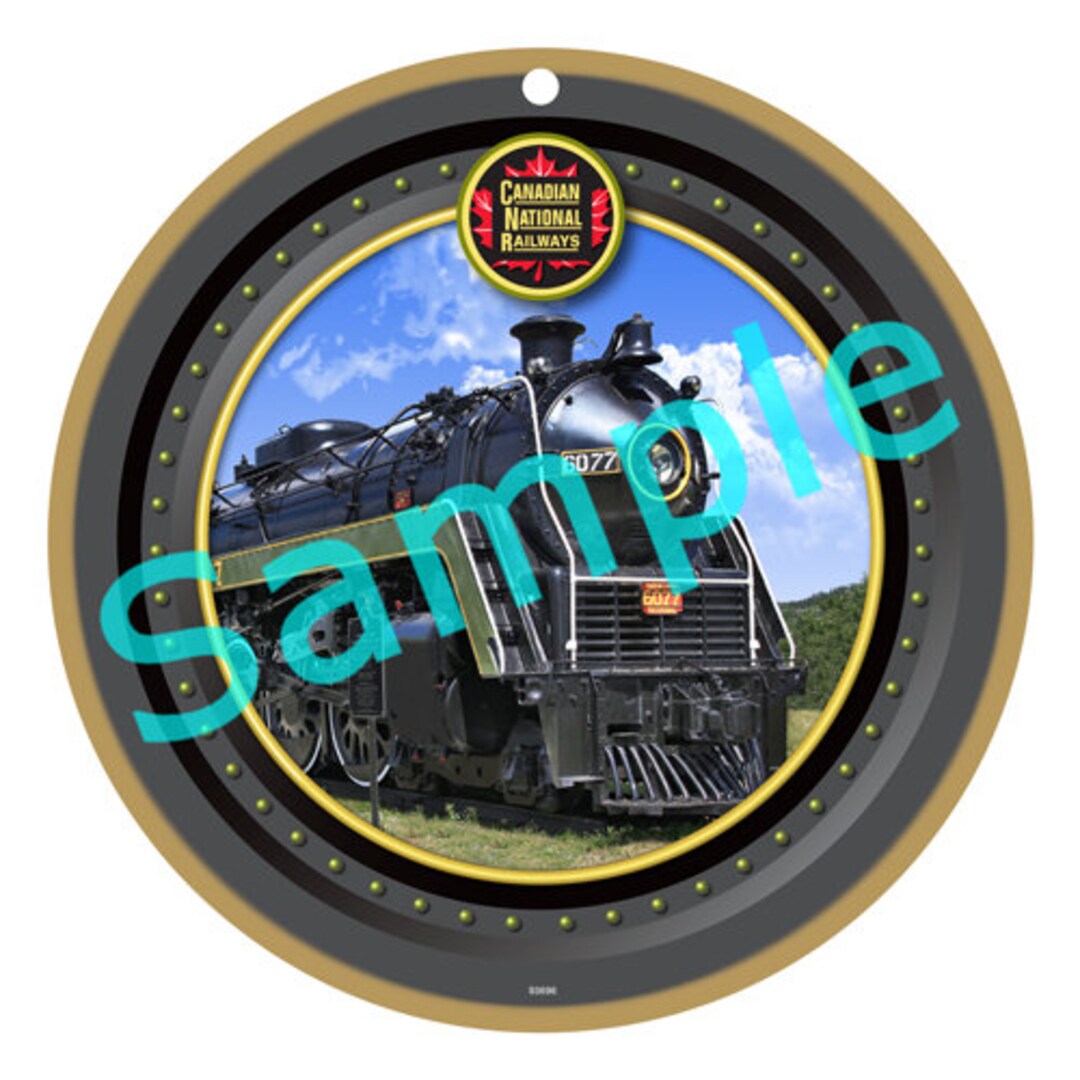 Canadian National U4A Train 6077 / Logo Wood Plaque / Sign - Etsy
