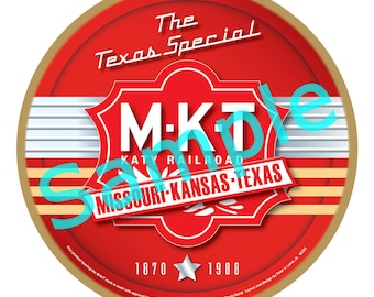 KATY Railroad Sign - Etsy