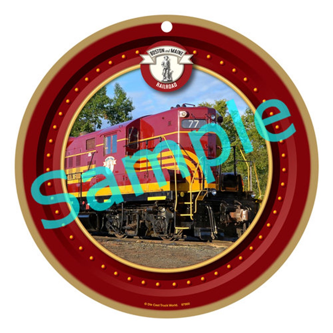 Boston & Maine - Minute Man Train # 2 / Logo Wood Plaque / Sign - Etsy