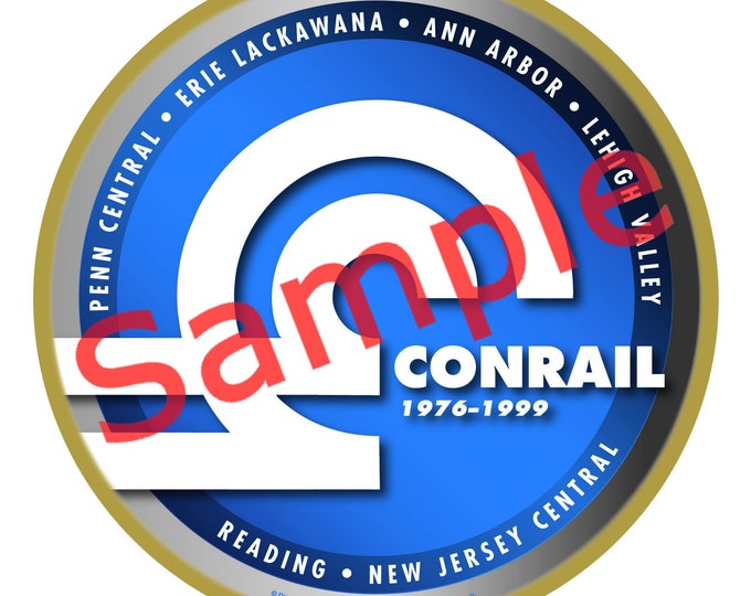 Conrail Railroad Logo Wood Plaque / Sign - Etsy