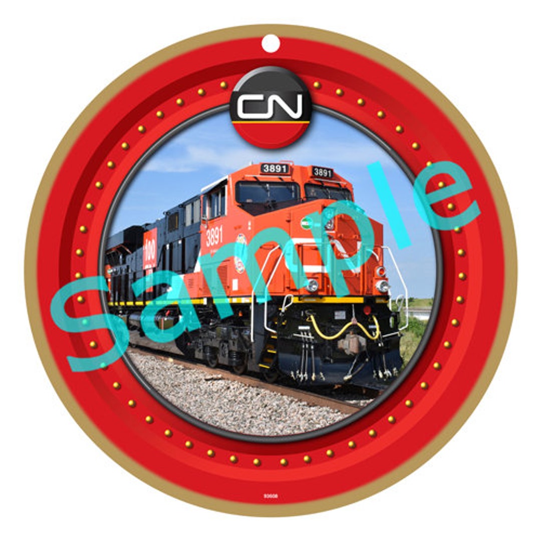Canadian National Railroad Train Current / Logo Wood Plaque / Sign - Etsy