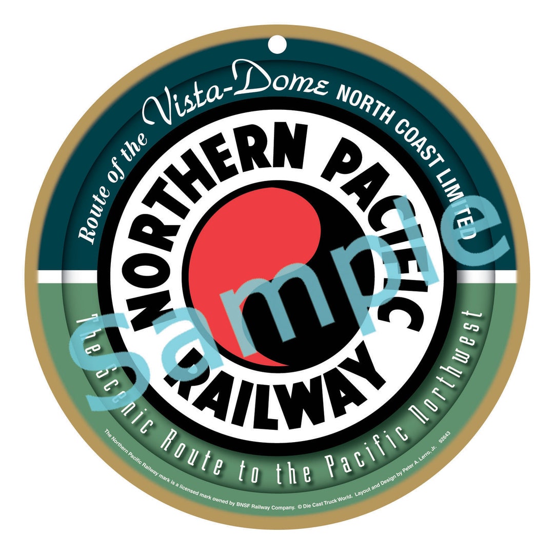 Northern Pacific Railroad Logo Wood Plaque / Sign - Etsy