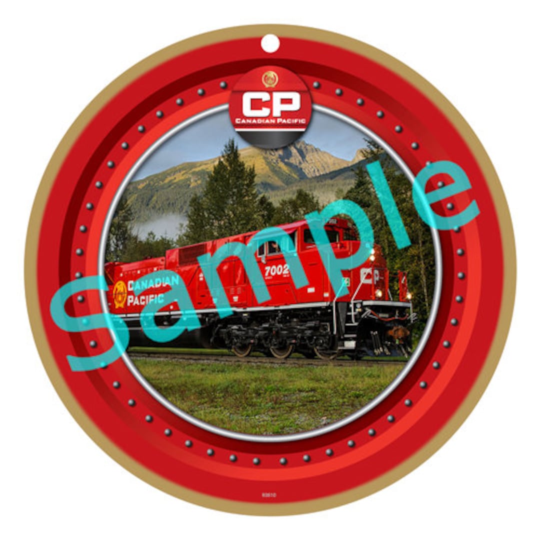 Canadian Pacific Railroad Train Current / Logo Wood Plaque / Sign - Etsy