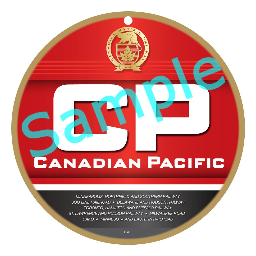 Canadian Pacific (current) Railroad Logo Wood Plaque / Sign - Etsy
