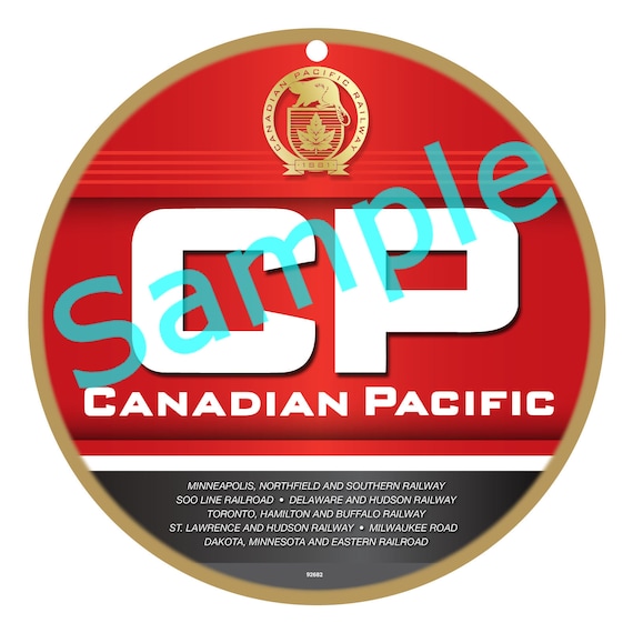 Canadian Pacific current Railroad Logo Wood Plaque / Sign | Etsy