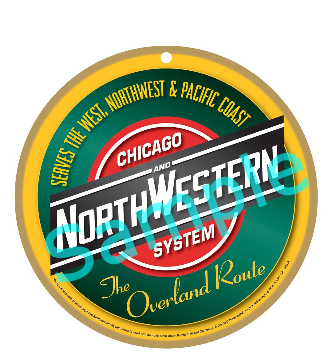 Chicago Northwestern Railroad Logo Wood Plaque / Sign - Etsy