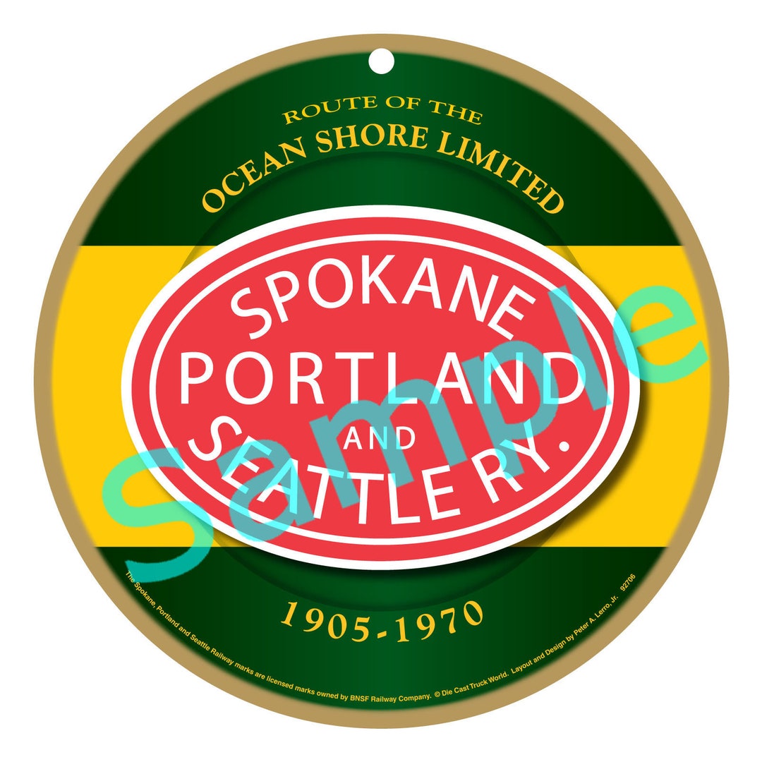 Spokane, Portland, & Seattle Railroad Logo Wood Plaque / Sign - Etsy