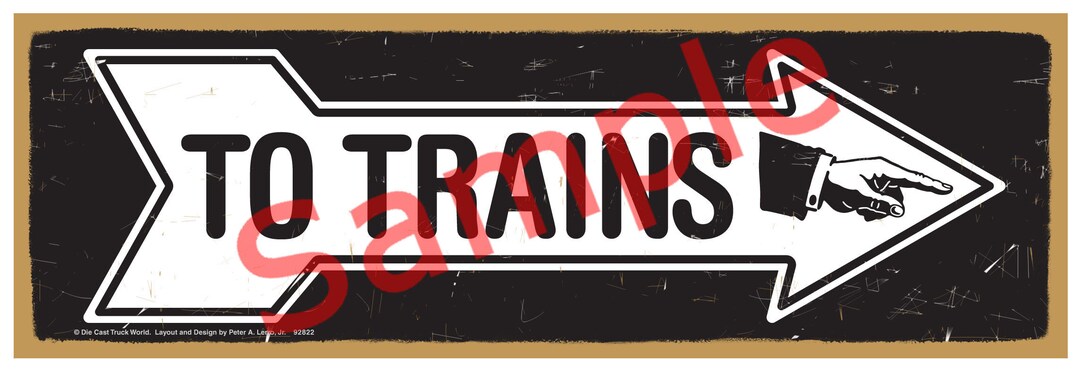To Trains - Right Wood Plaque / Sign / Man Cave - Etsy