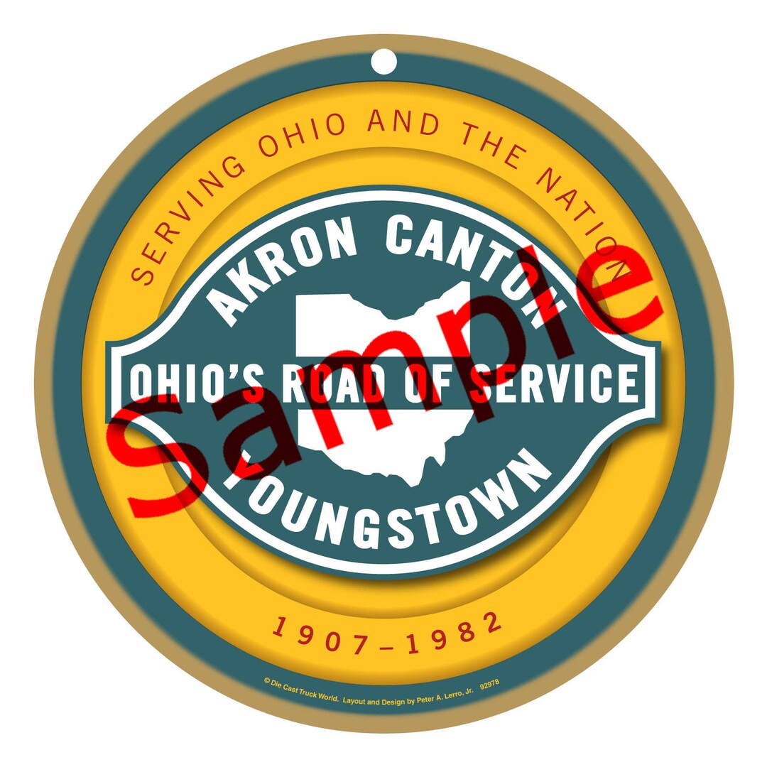 Akron, Canton, & Youngstown Railroad Logo Wood Plaque / Sign - Etsy