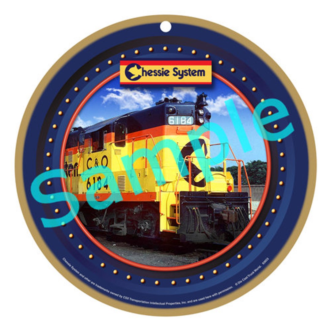 Chessie System Railroad Train C&O DIV./ Logo Wood Plaque / Sign - Etsy