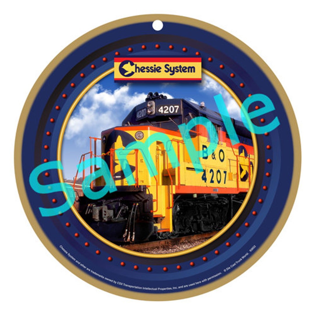 Chessie System Railroad Train B&O DIV./ Logo Wood Plaque / Sign - Etsy