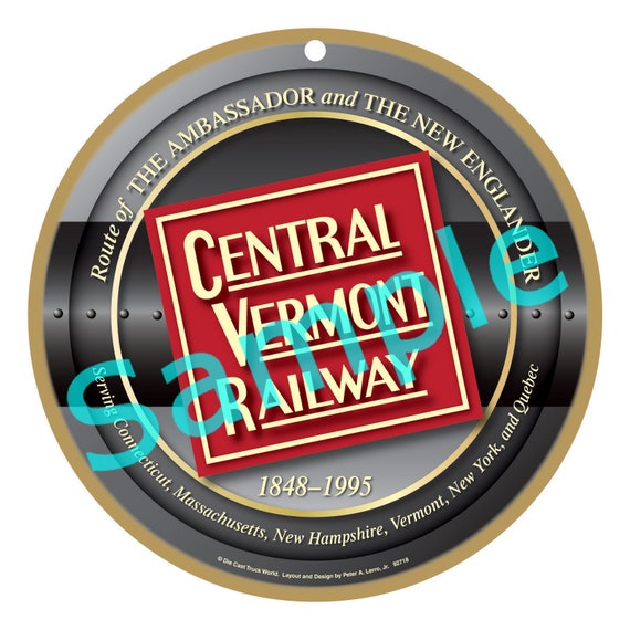 Central Vermont Railroad Logo Wood Plaque / Sign | Etsy