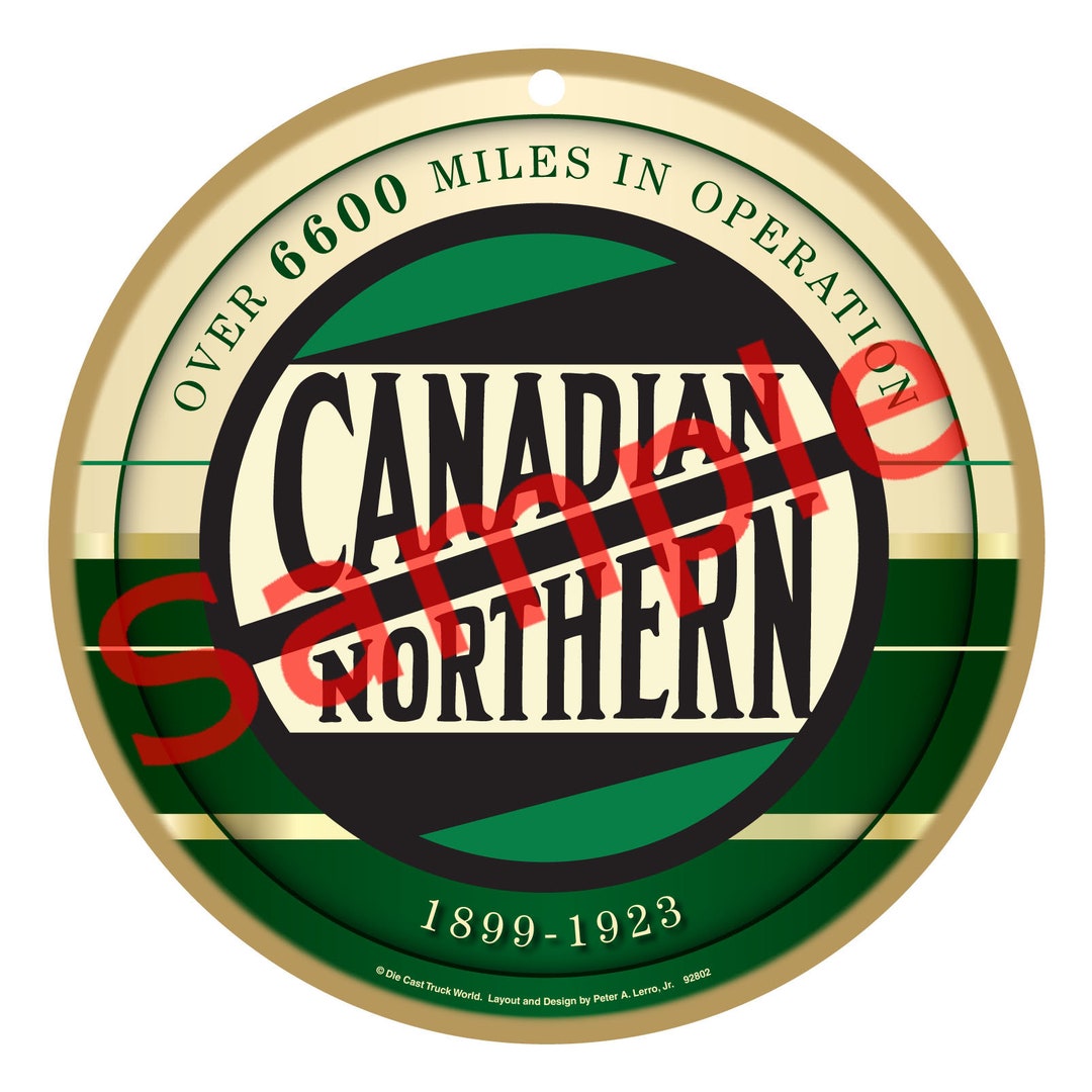 Canadian Northern Railroad- Green Logo Wood Plaque / Sign - Etsy