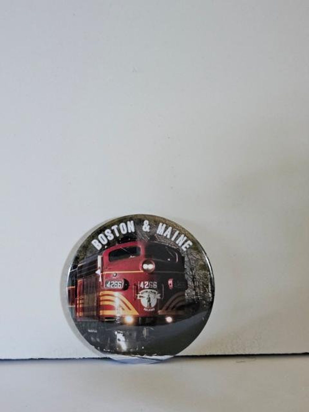 Boston Maine Logo / Locomotive # 1 Magnet - Etsy