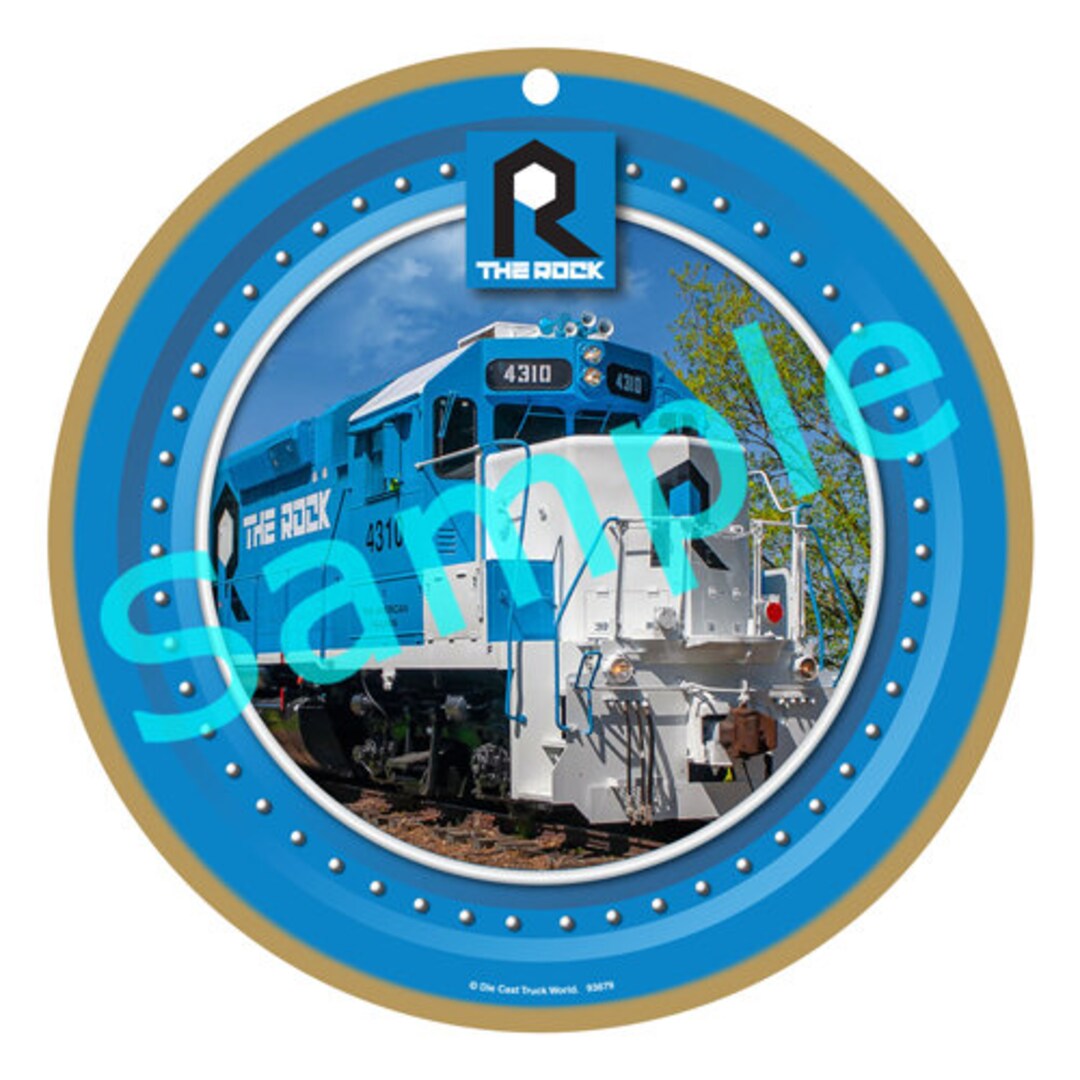 Rock Island the Rock Train / Logo Wood Plaque / Sign - Etsy