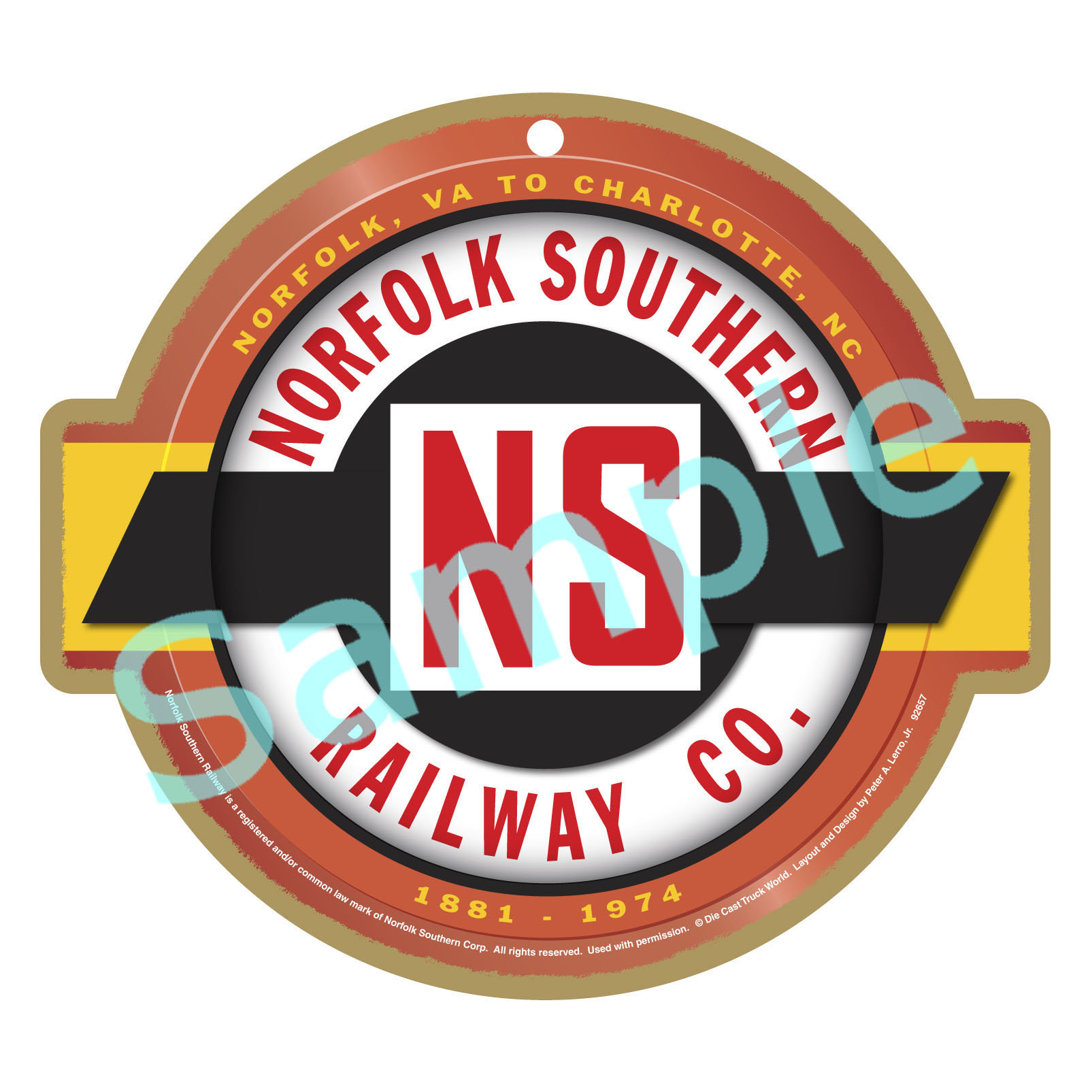 Norfolk Southern Railway Logo Wood Plaque / Sign - Etsy