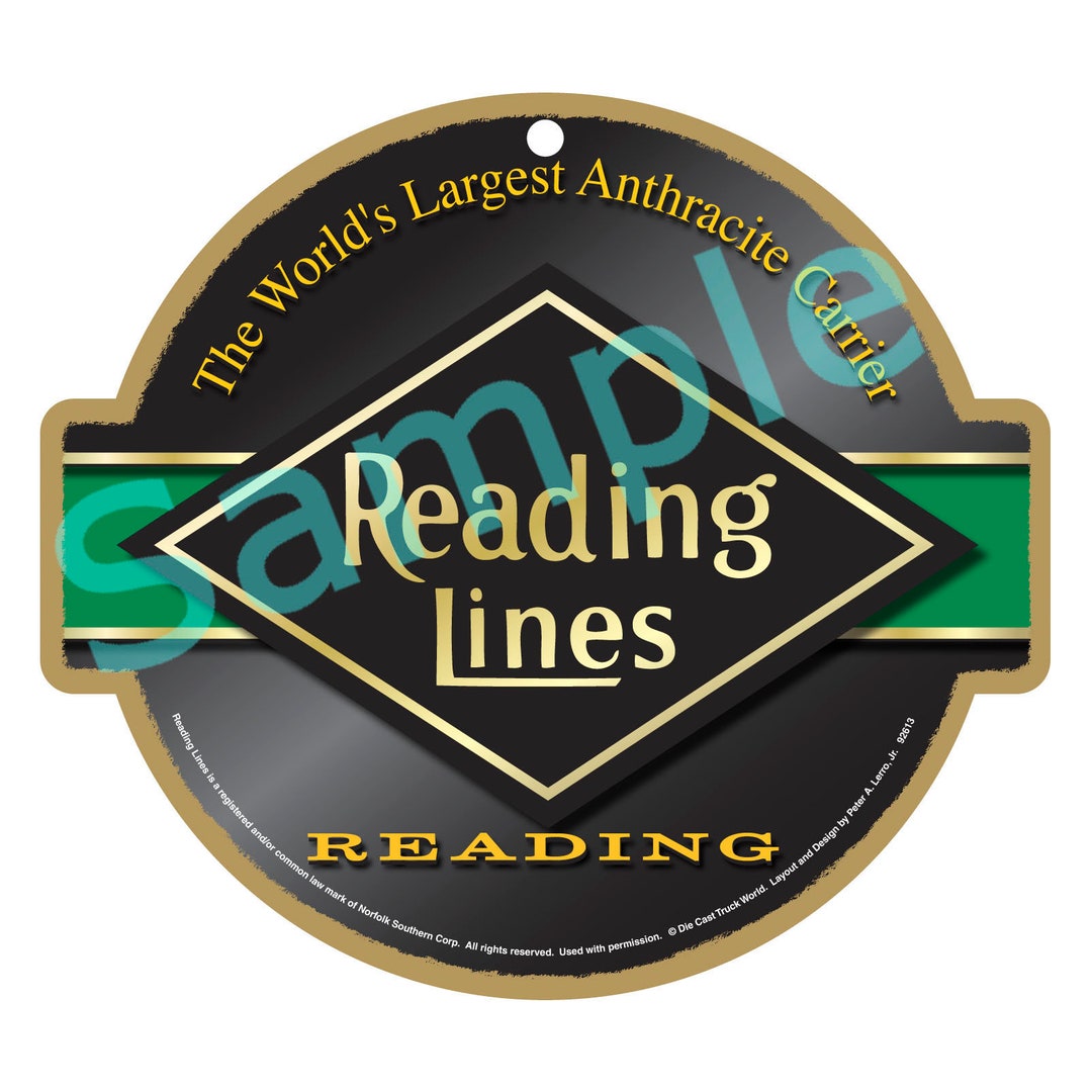 Reading Railroad Logo Wood Plaque / Sign - Etsy