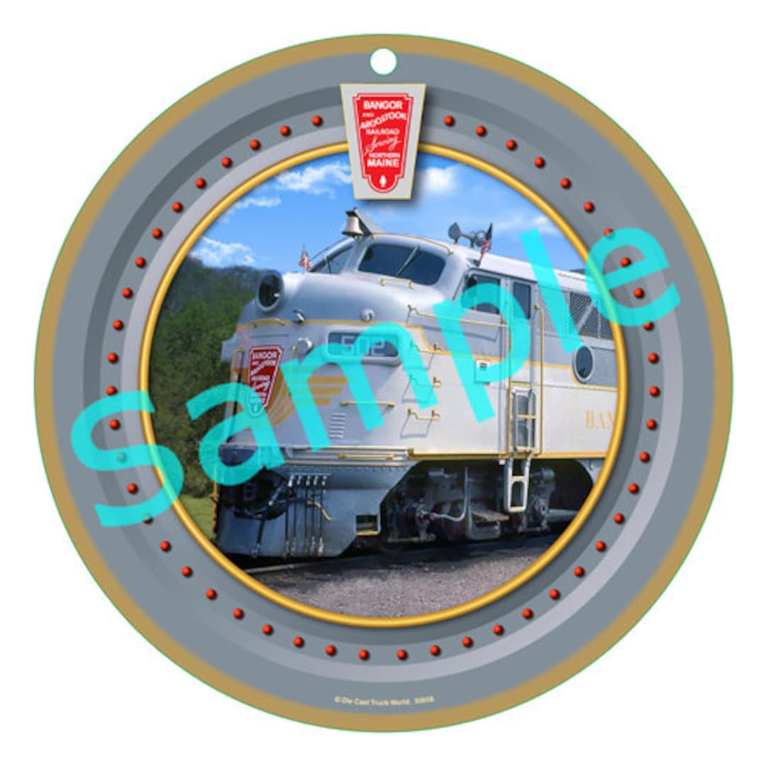 Bangor Aroostook Railroad Train / Logo Wood Plaque / Sign - Etsy