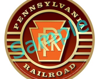 Pennsylvania Railroad Logo Wood Plaque / Sign | Etsy