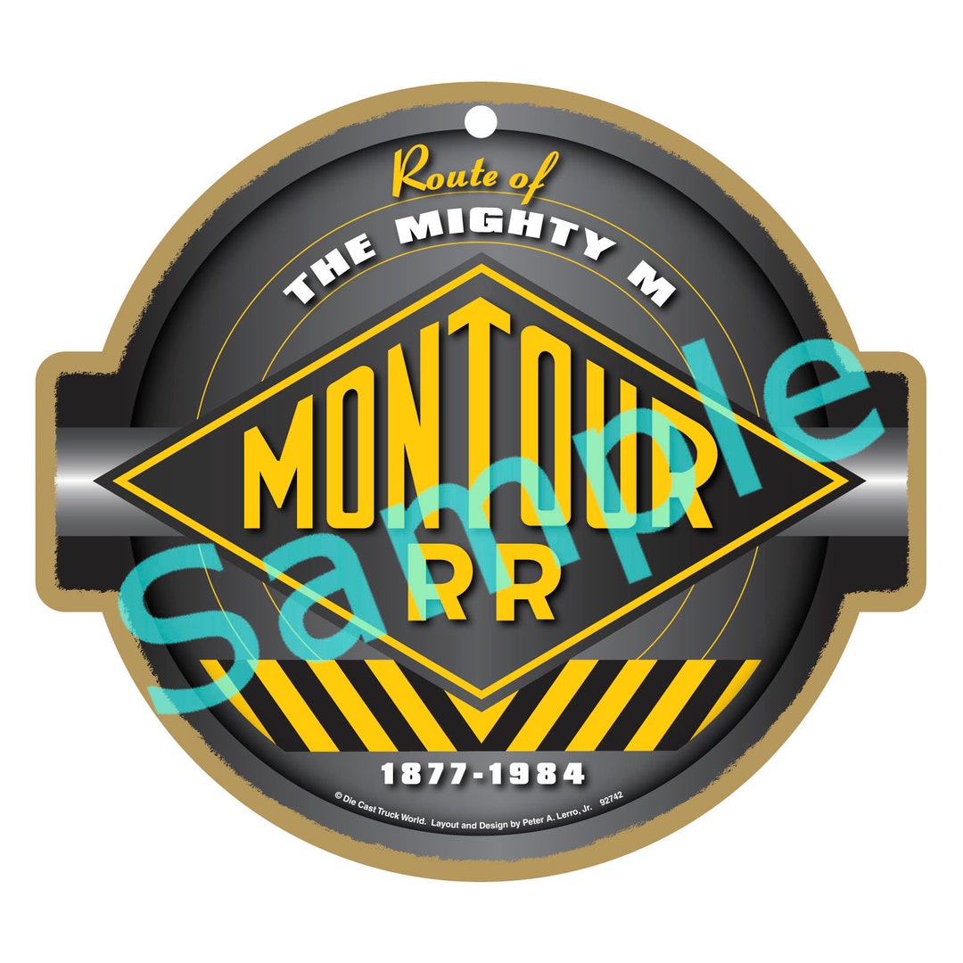 Montour Railroad Logo Wood Plaque / Sign - Etsy