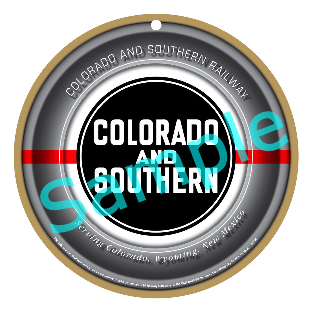 Colorado & Southern Railroad Logo Wood Plaque / Sign - Etsy