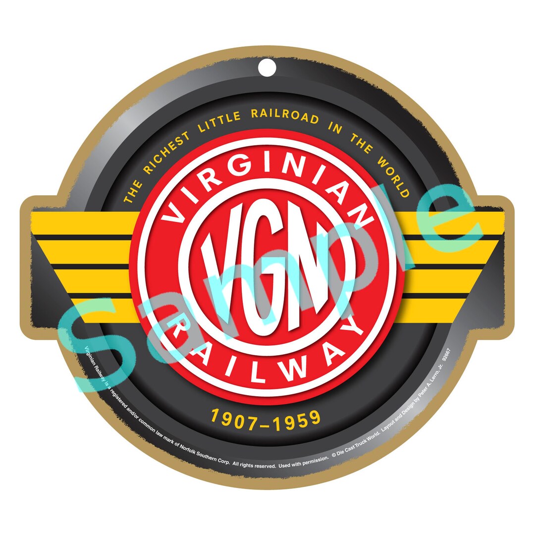 Virginian Railroad Logo Wood Plaque / Sign - Etsy