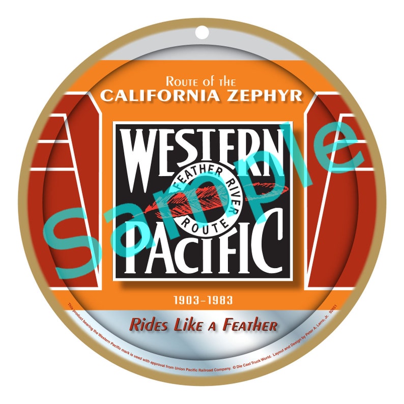 Western Pacific Railroad Logo Wood Plaque / Sign - Etsy