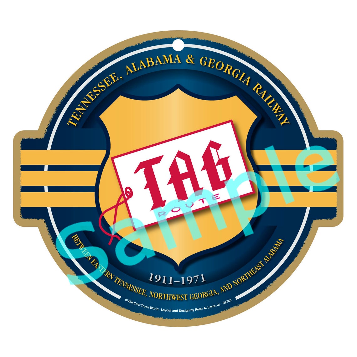 Tennessee Alabama & Georgia Railway Logo Wood Plaque / Sign | Etsy