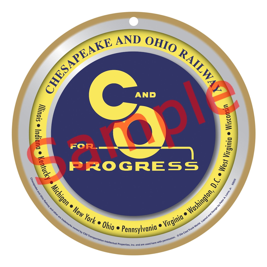 Chesapeake & Ohio Railroad Logo Wood Plaque / Sign - Etsy