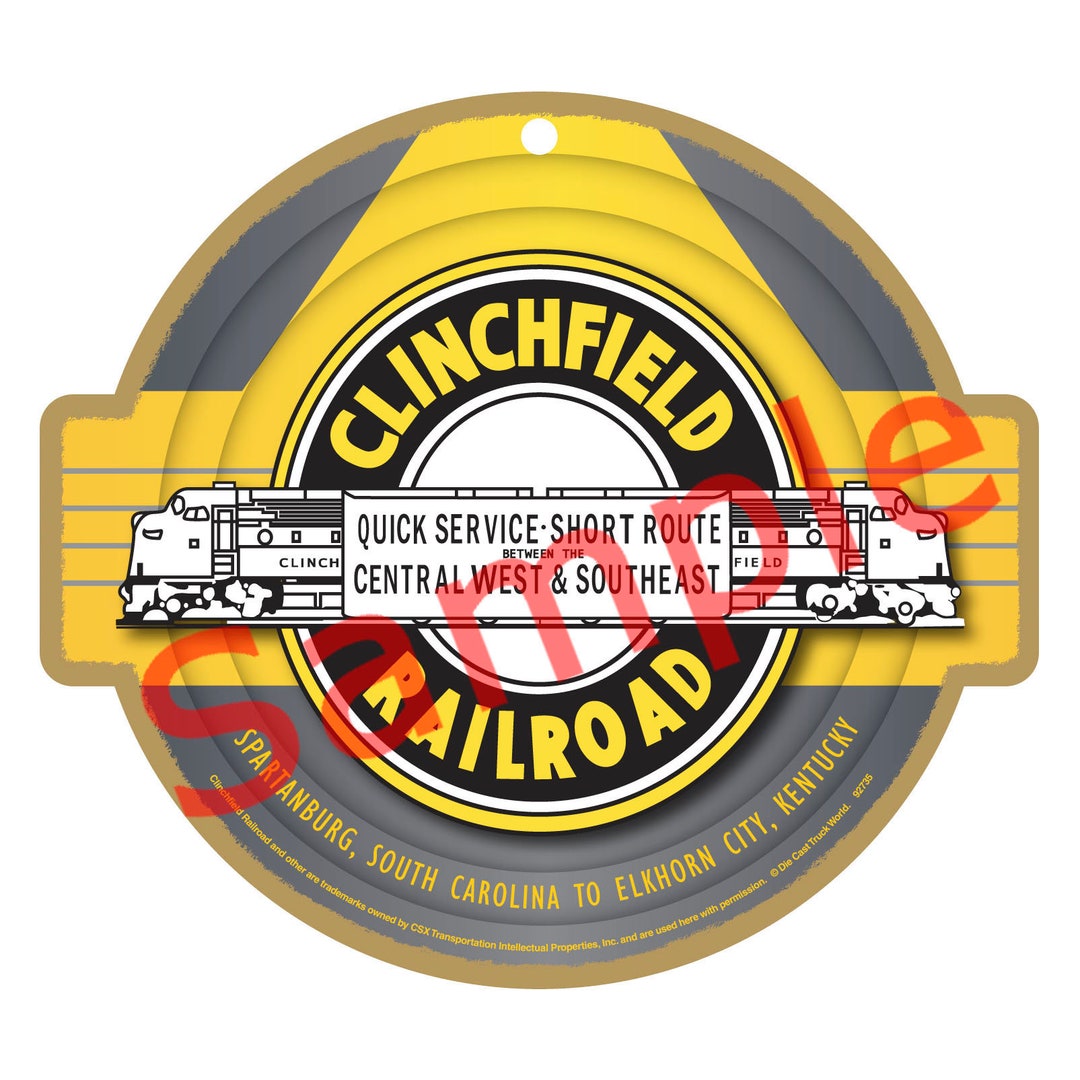 Clinchfield Railroad Logo Wood Plaque / Sign - Etsy