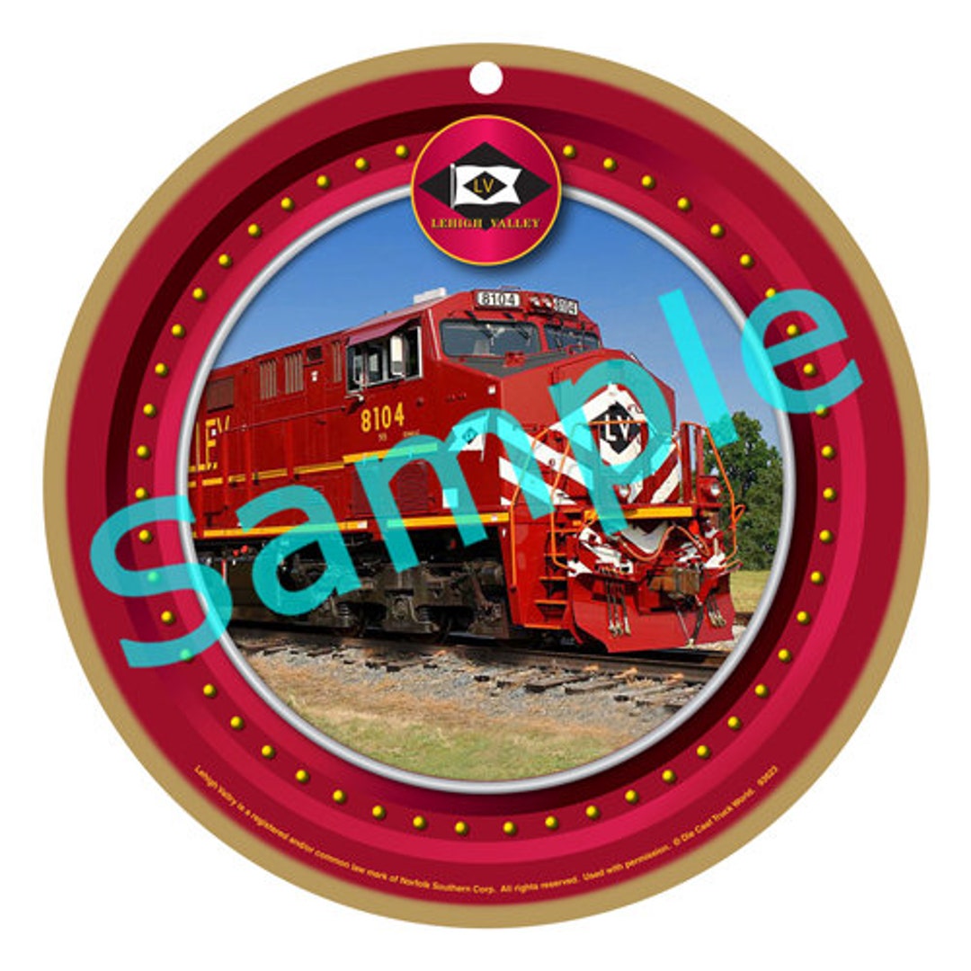 Lehigh Valley Railroad Train Heritage / Logo Wood Plaque / Sign - Etsy