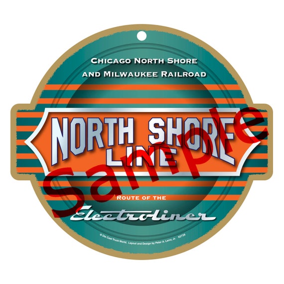 Chicago North Shore & Milwaukee Railroad North Shore Line Logo | Etsy