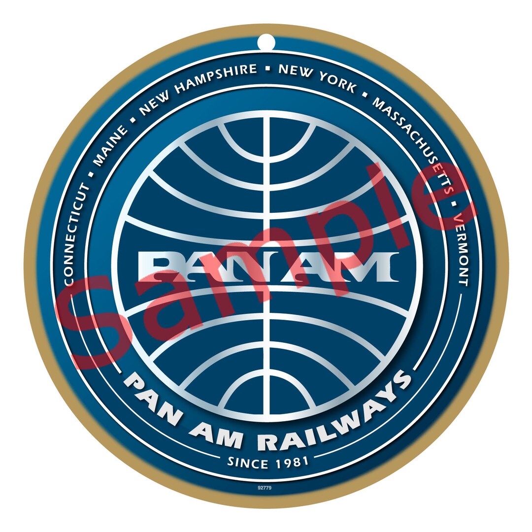 Pan Am Railways Logo Wood Plaque / Sign - Etsy