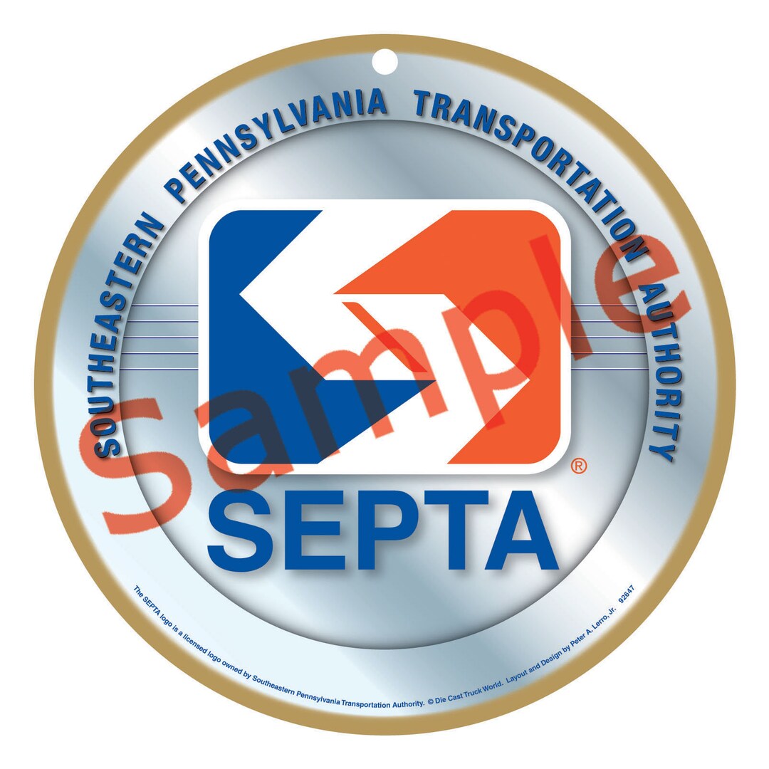 SEPTA (silver) Railroad Logo Wood Plaque / Sign - Etsy