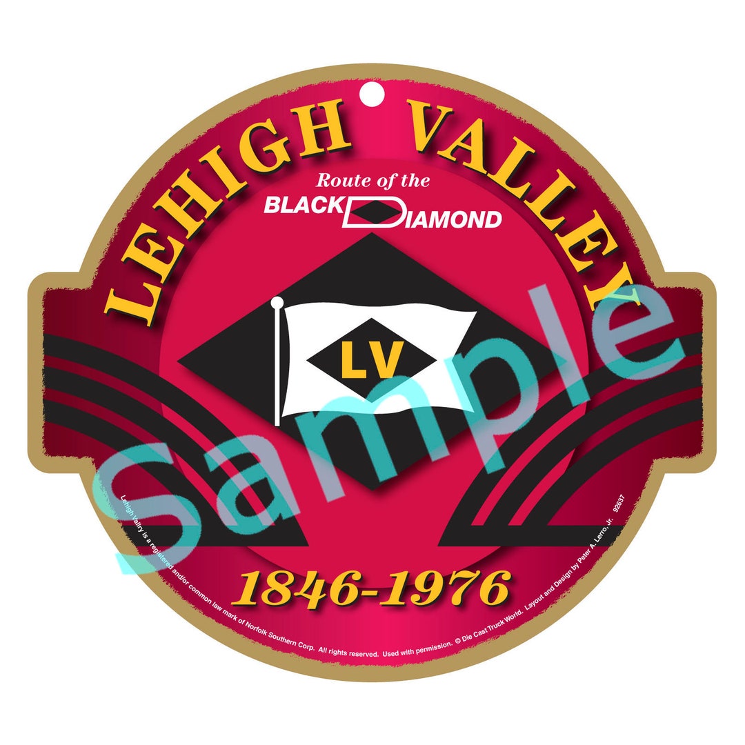 Lehigh Valley Railroad Logo Wood Plaque / Sign - Etsy