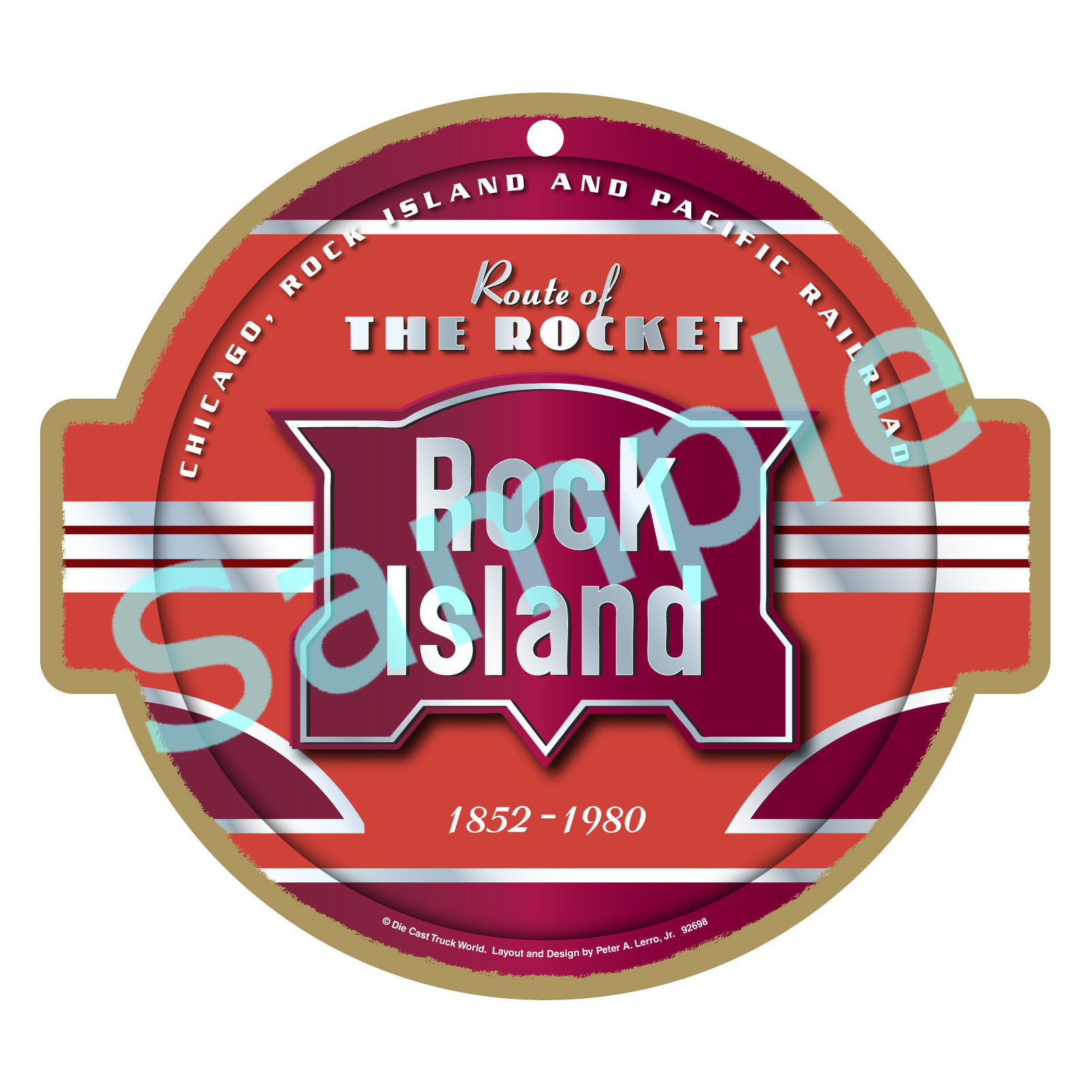 Rock Island Railroad Logo Wood Plaque / Sign - Etsy