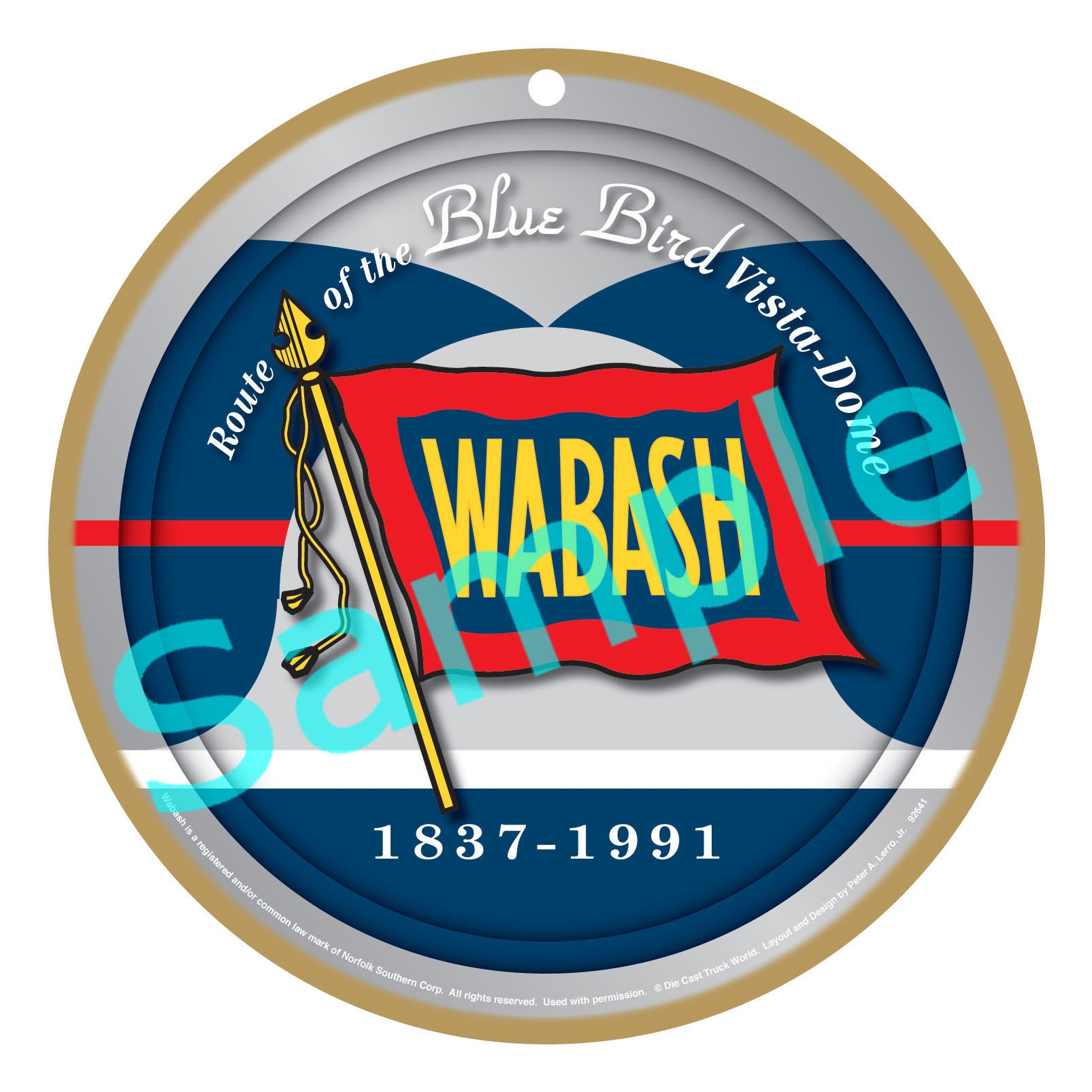 Wabash Railroad Logo Wood Plaque / Sign | Etsy