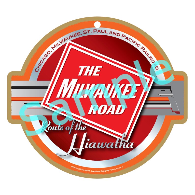 Milwaukee Road Railroad Logo Wood Plaque / Sign - Etsy