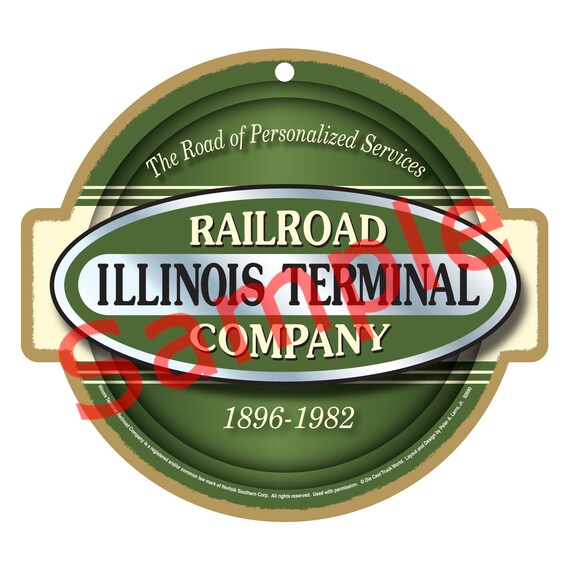 Illinois Terminal Railroad Logo Wood Plaque / Sign - Etsy