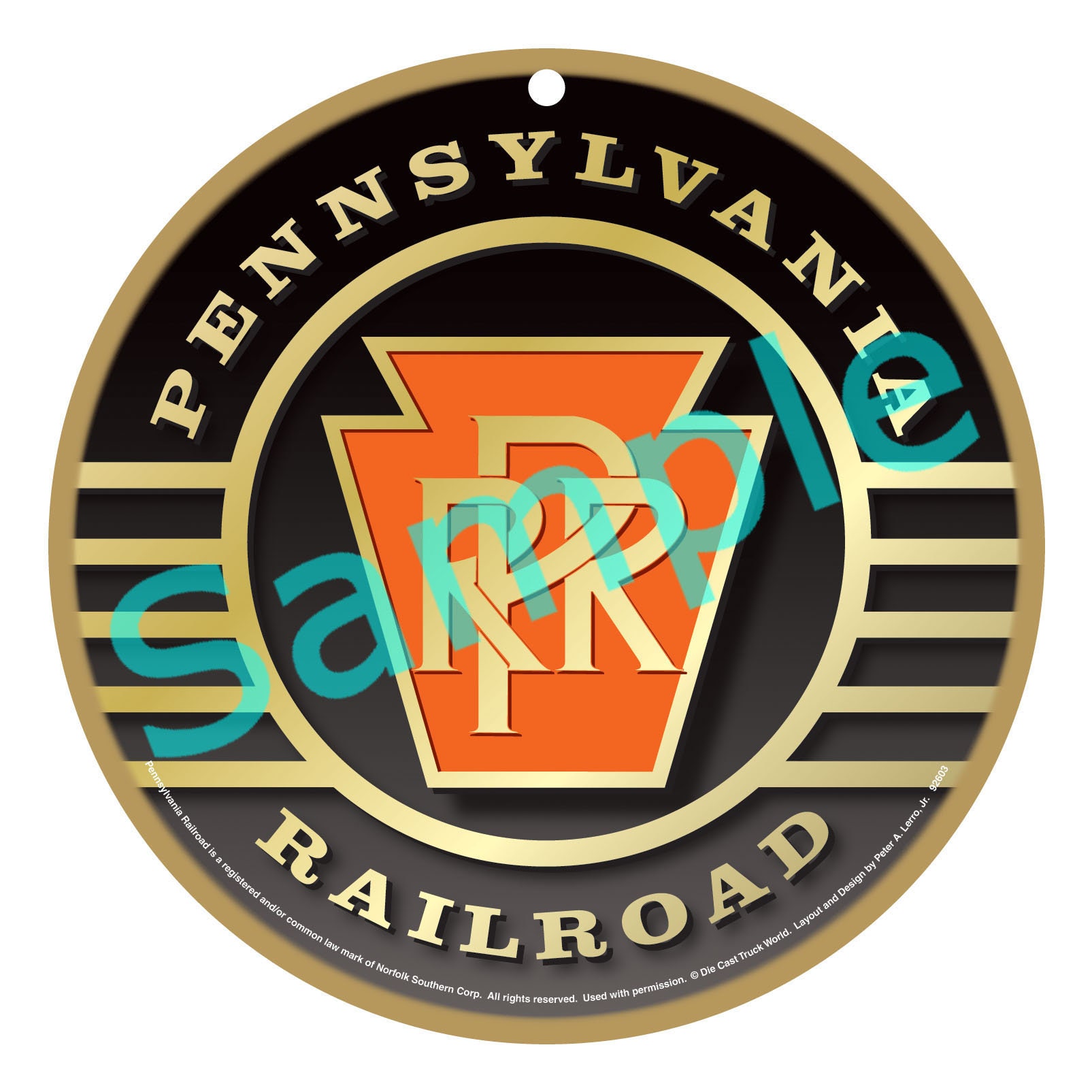 Pennsylvania Railroad Black Logo Wood Plaque / Sign - Etsy Nederland