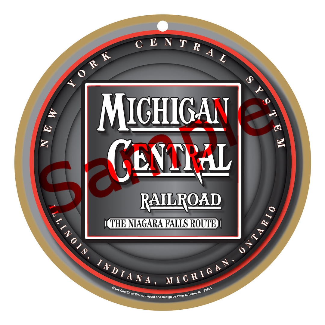 Michigan Central Railroad Logo Wood Plaque / Sign - Etsy