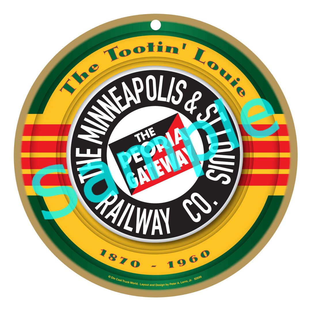 Minneapolis & St. Louis Railway Logo Wood Plaque / Sign - Etsy