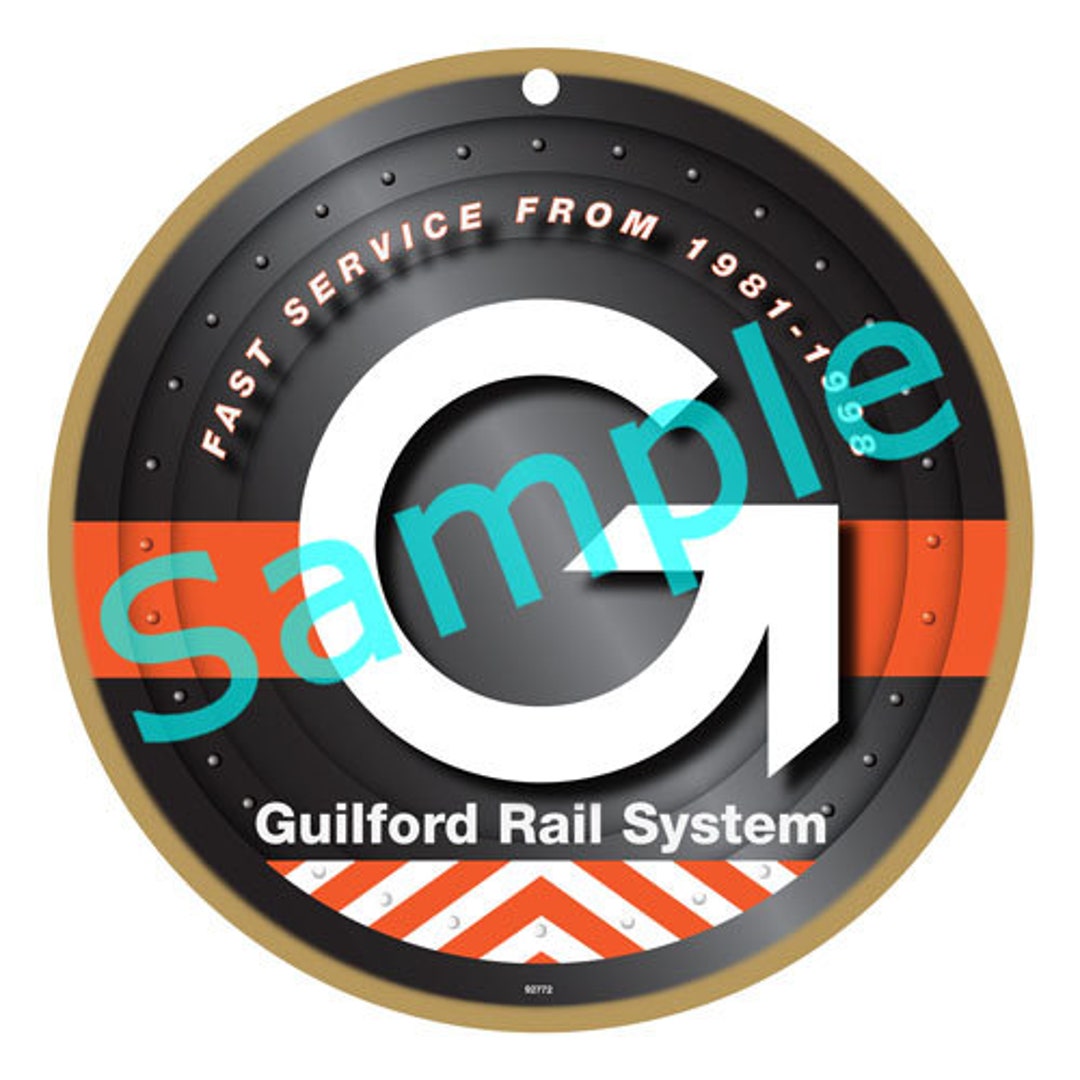 Guilford Rail System Logo Wood Plaque / Sign - Etsy