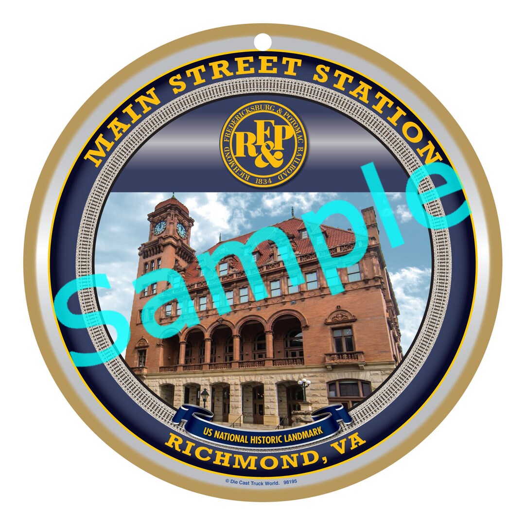 Richmond, Frederick, & Potomoc (RFP) Railroad Logo / Main Street ...