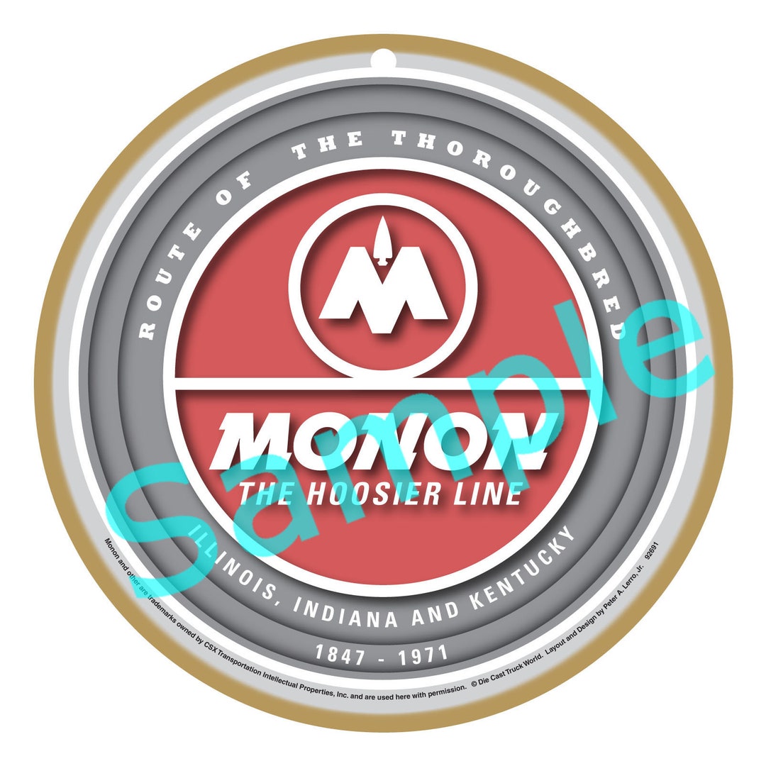 Monon Railroad Logo Wood Plaque / Sign - Etsy