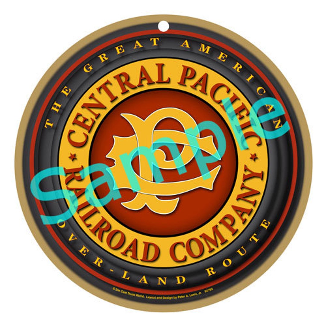 Central Pacific Railroad Logo Wood Plaque / Sign - Etsy