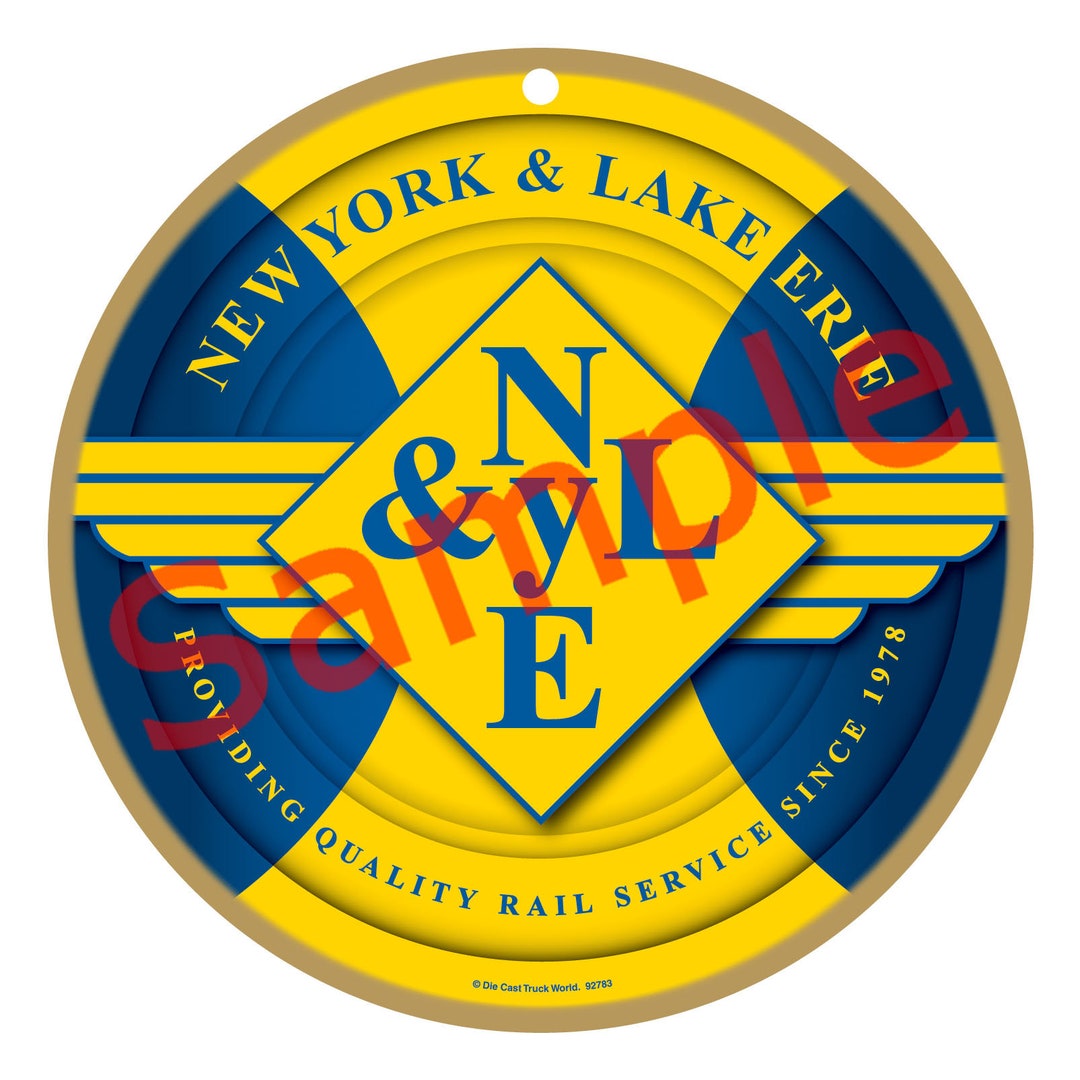 New York & Lake Erie Railroad Logo Wood Plaque / Sign - Etsy